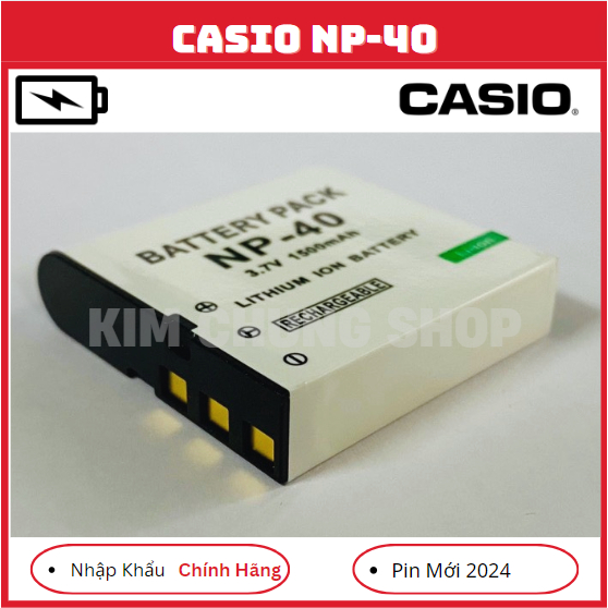 Pin Lithium Casio NP-40 | Shopee Việt Nam