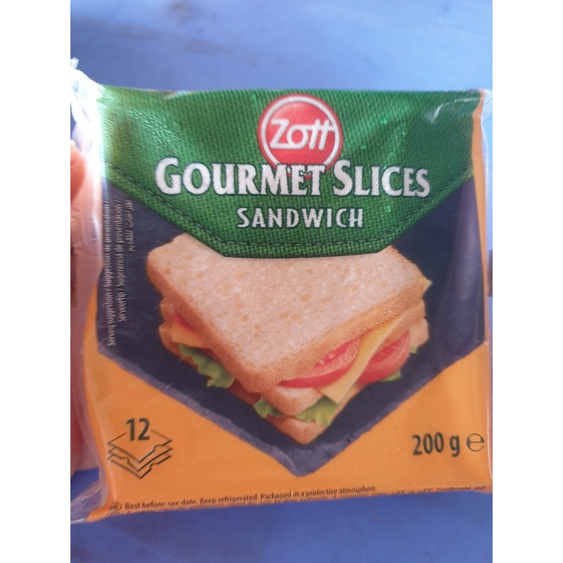 Phô mai lát Zott Sandwich gói 200g (12 lát) nhập khẩu Đức | Shopee Việt Nam