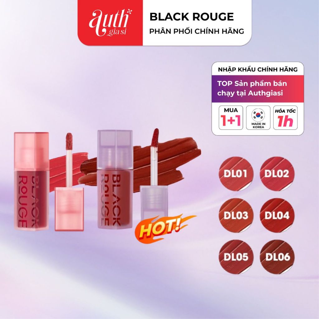 Son kem Black Rouge Double Layer Over Velvet DL03 - DL20 - DL21 Siêu ...