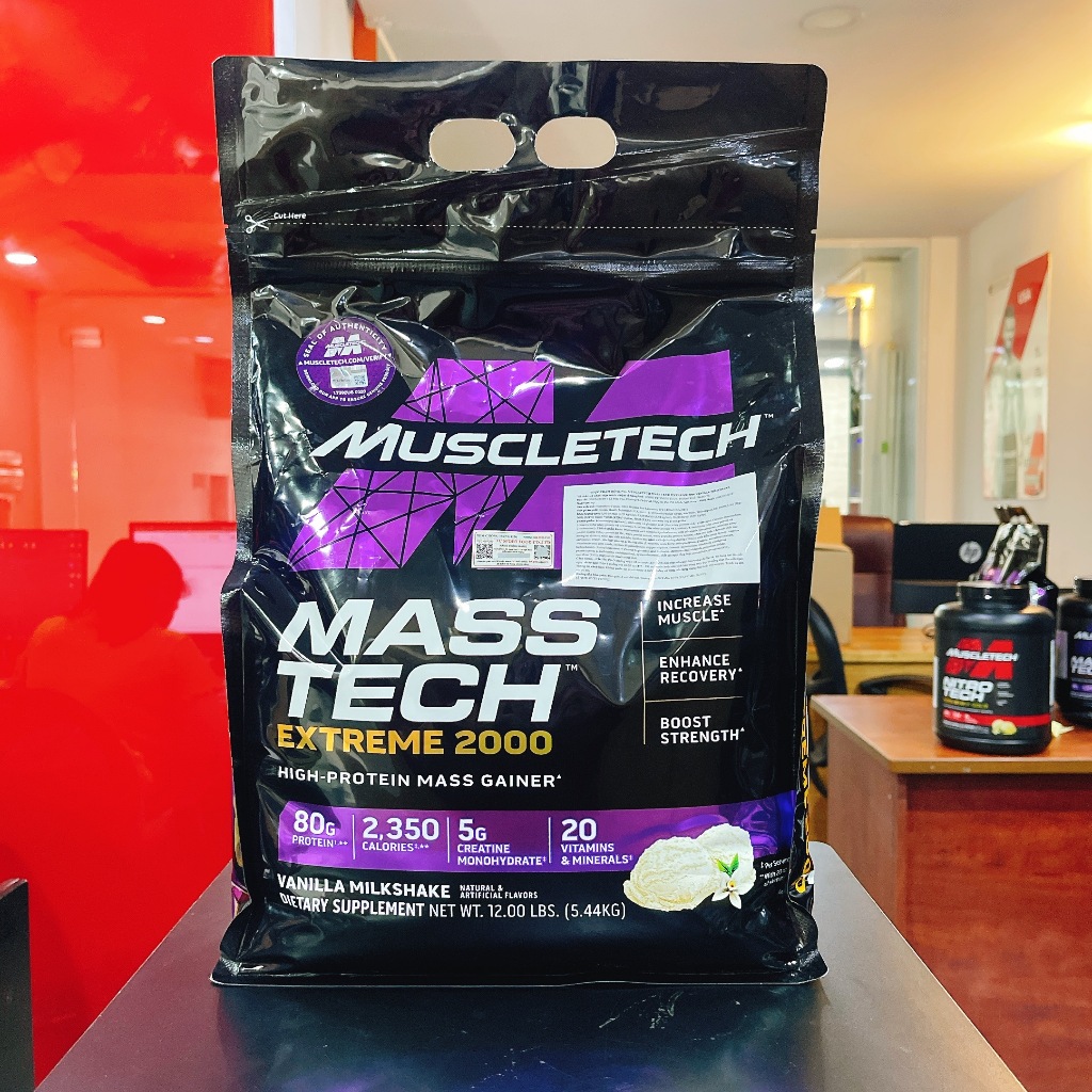 Sữa tăng cân MASS TECH EXTREME 2000 (6lbs-12lbs-20lbs) - Nhiều Hương Vị ...