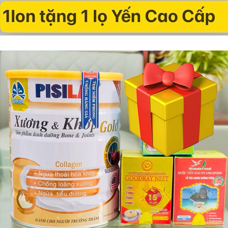 Sữa PISILAC XƯƠNG KHỚP 900G cho người loãng xương , đau nhứt xương khớp ...