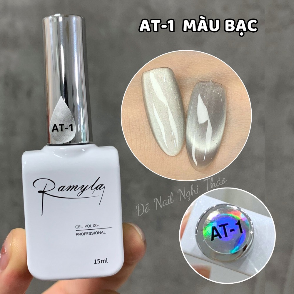 Mắt mèo RAMYLA ánh trăng cực quang 15ml siêu hot làm móng học nail ...