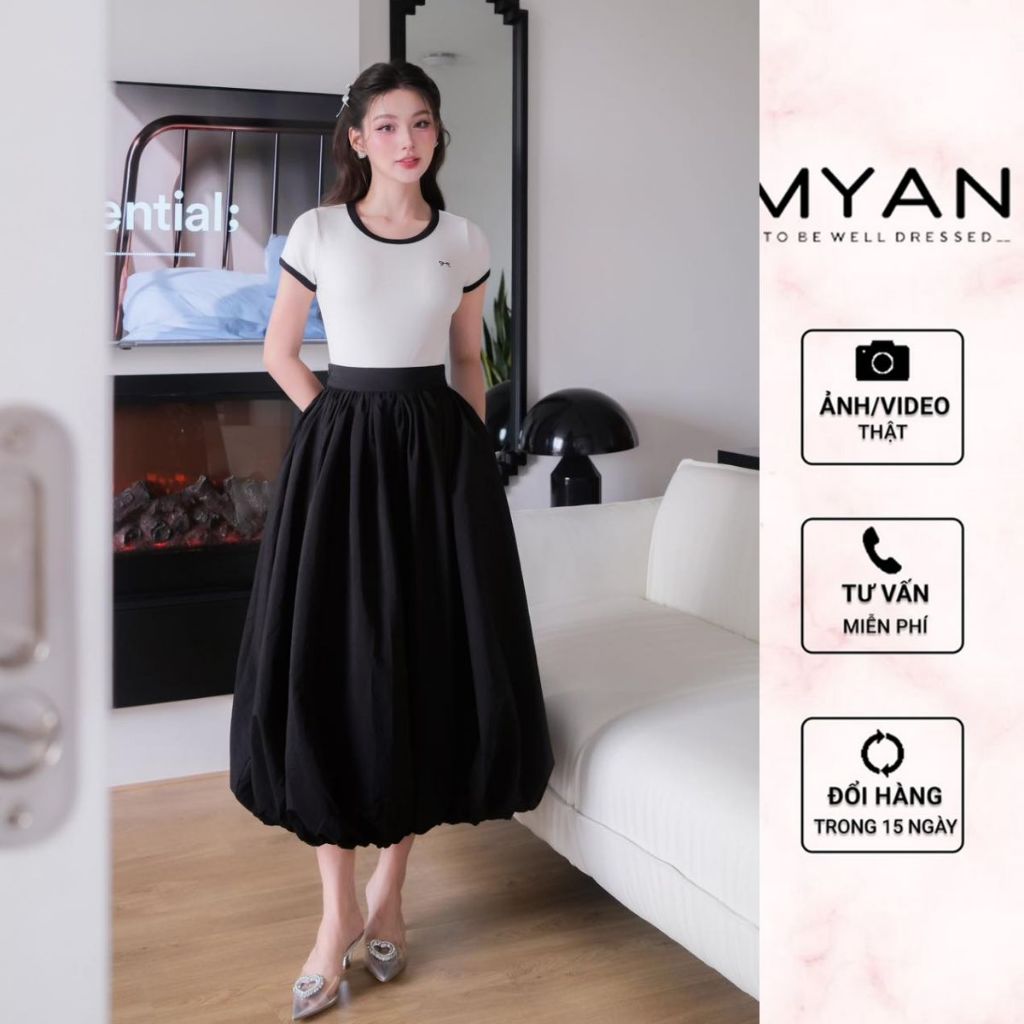 MYAN DESIGN Chân Váy Ballonn Dáng Dài Vvn062415 | Shopee Việt Nam