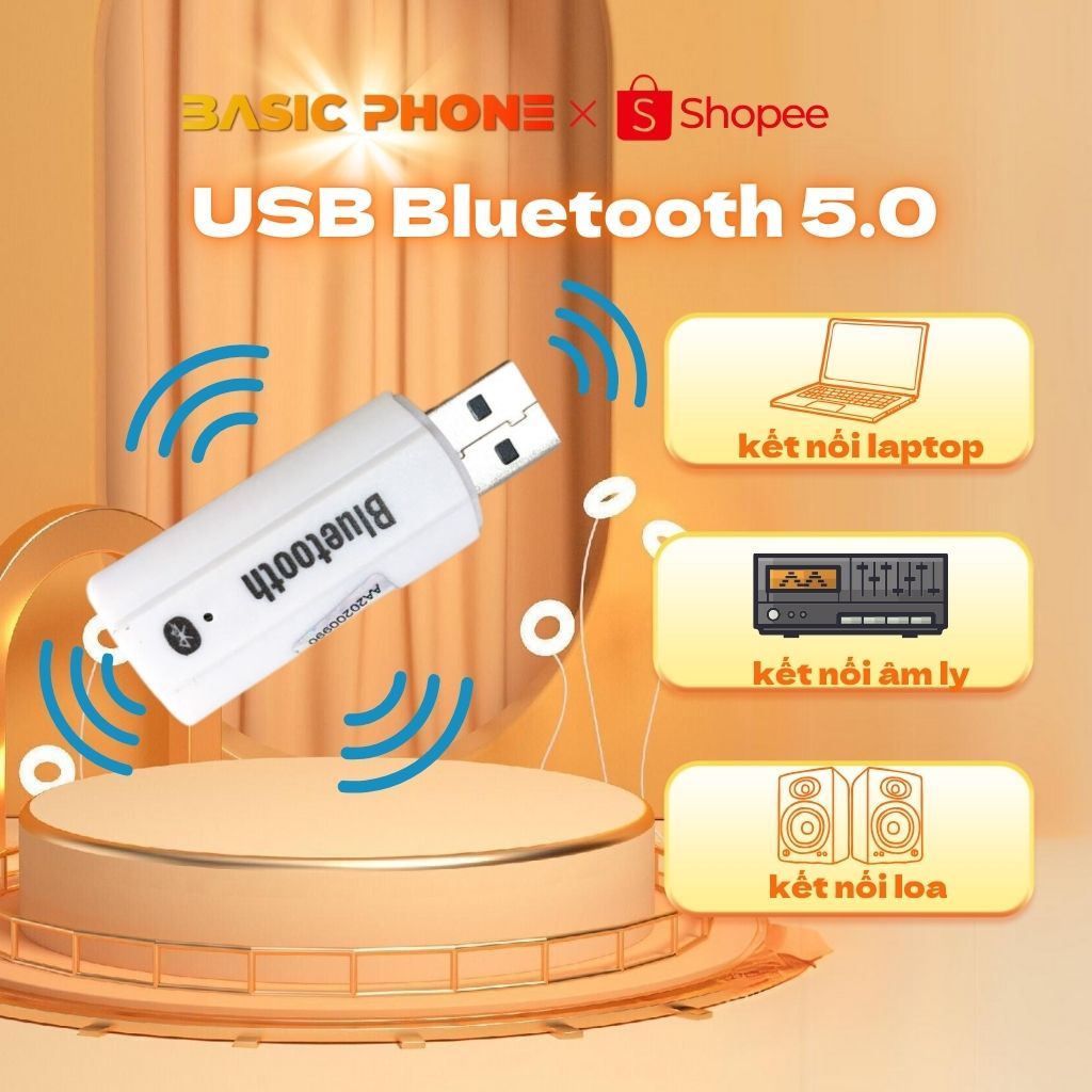 USB Bluetooth 5.0 cho loa và âm ly HJX-001 sản phẩm chất lượng loại 1 ...