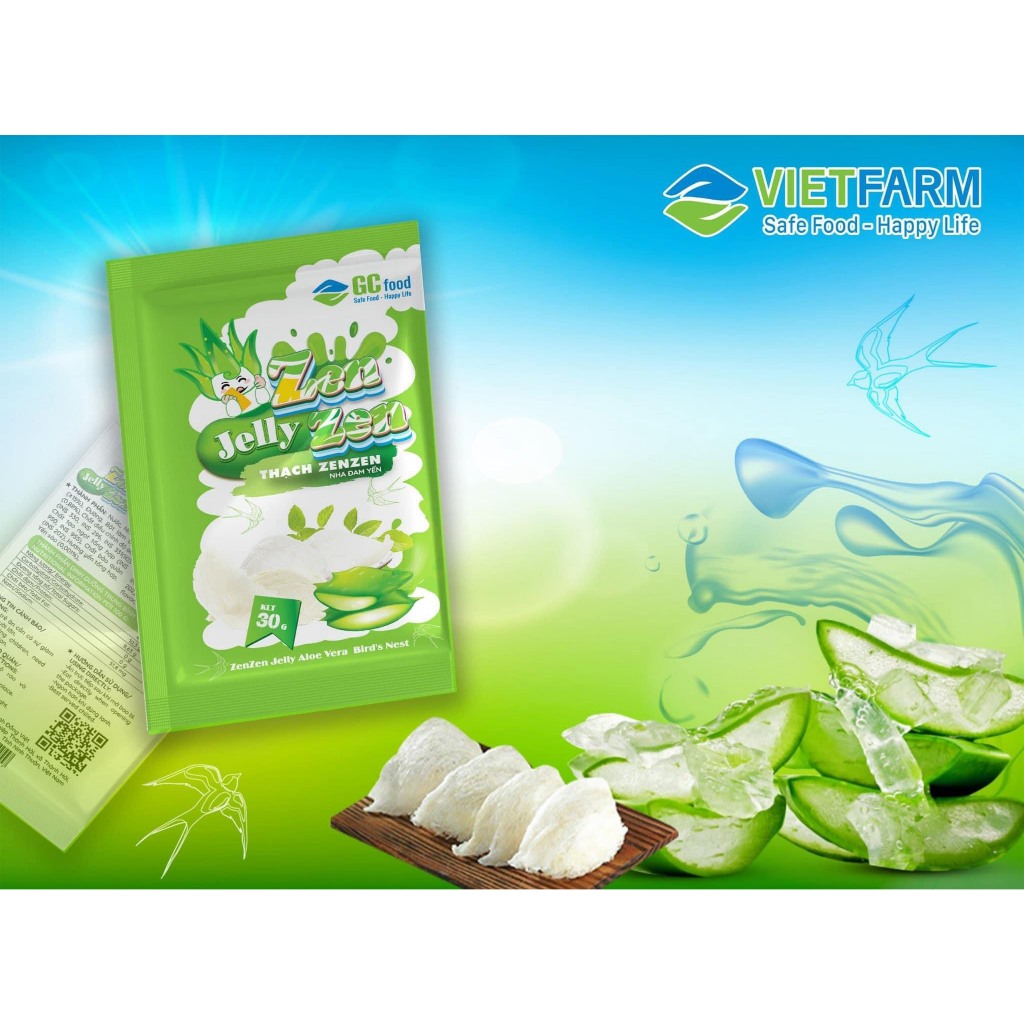 Thạch Jelly ZenZen vị trái cây 30g(Vị Yến , Vị Chanh Dây, Vị Dâu ...
