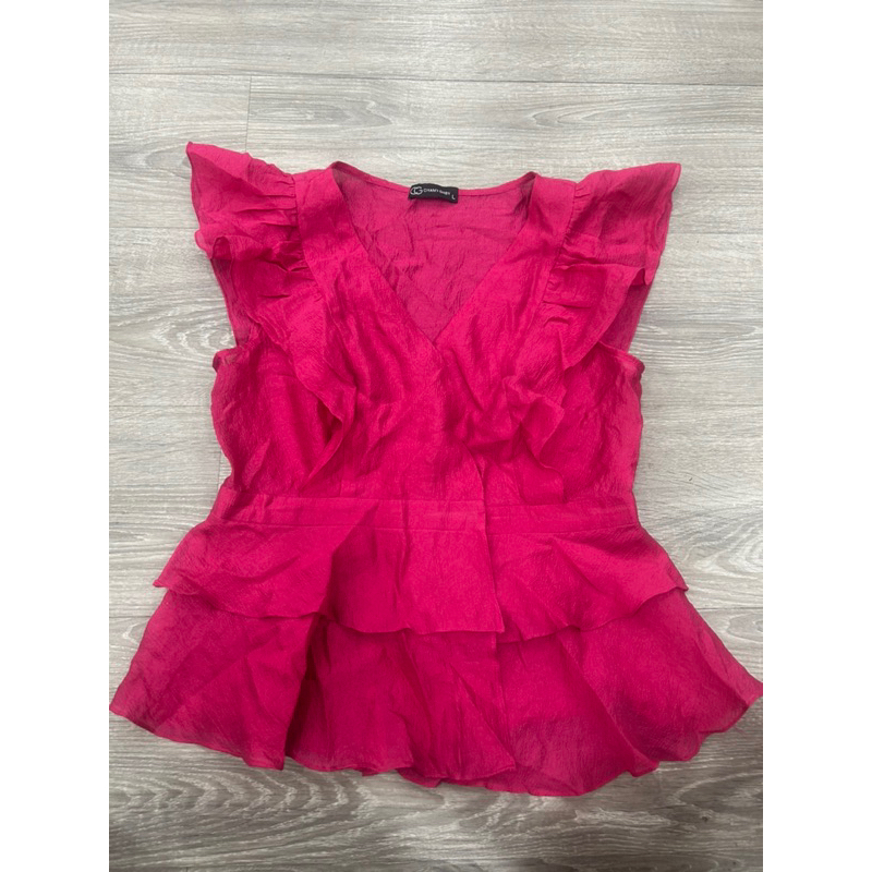 Áo tơ hồng sen Chamy Gaby L | Shopee Việt Nam