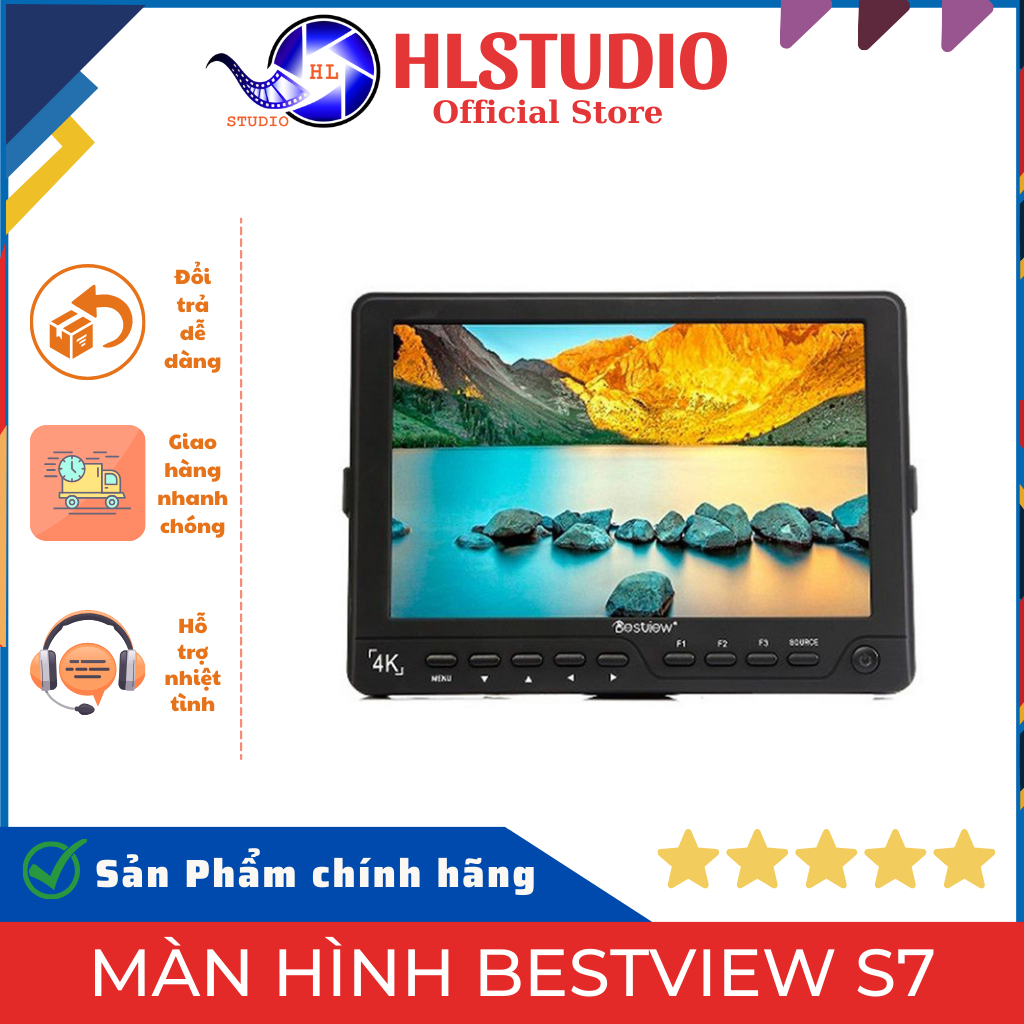 Màn Hình Bestview S7 7inch FULL HD/4K Cổng HDMI Monitor - HL Studio ...