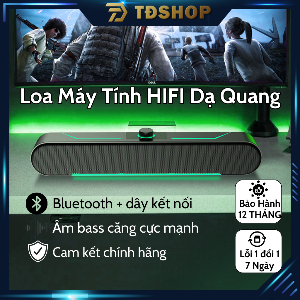 Loa máy tính để bàn gaming đèn led RGB, BASS cực đã, có LED, dòng loa ...