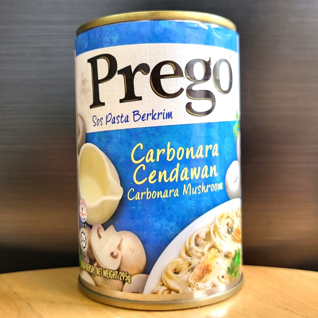 PREGO - Lon XANH DƯƠNG 295g - SỐT MÌ Ý CARBONARA NẤM / MALAYSIA ...