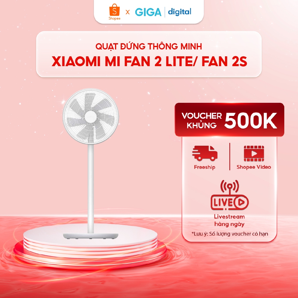 Quạt đứng thông minh Xiaomi Mi Fan 2 Lite/ Fan 2S - Quạt điện góc quay ...