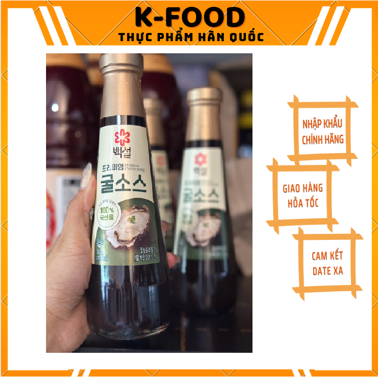 Dầu hào Hàn Quốc thượng hạng 90% tinh chất hàu NAMHEA 350g CJ BEKSUL dầu hàu cao cấp | Shopee ...