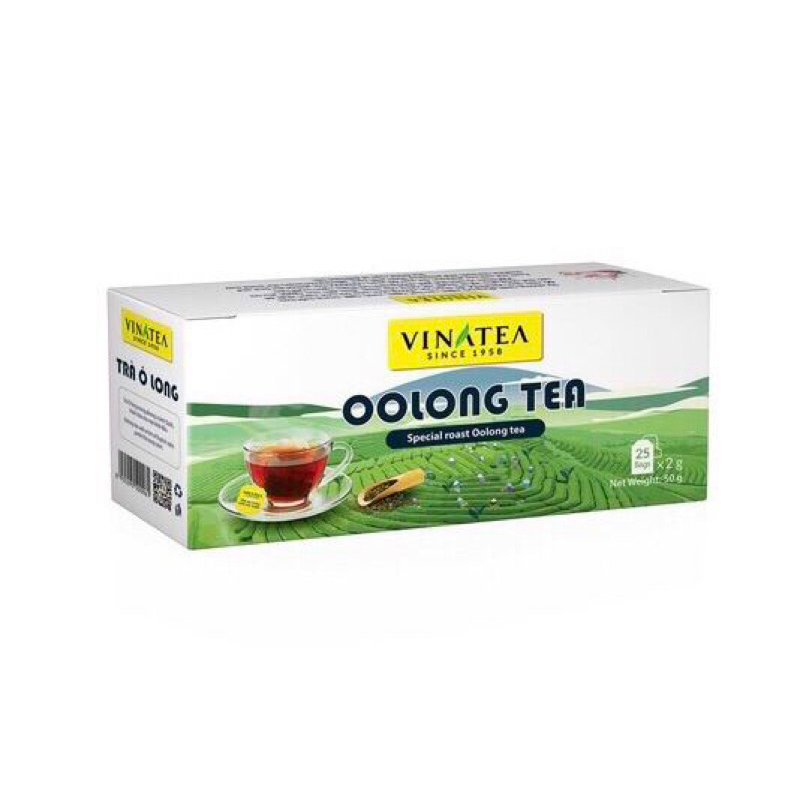 Trà Vinatea Ô Long - Túi Lọc 50G (Hộp 25 gói) | Shopee Việt Nam