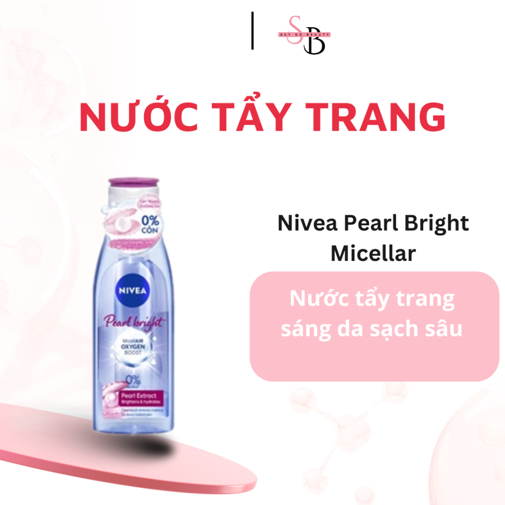 Nước tẩy trang sáng da sạch sâu Nivea Pearl Bright Micellar Water 200ml ...