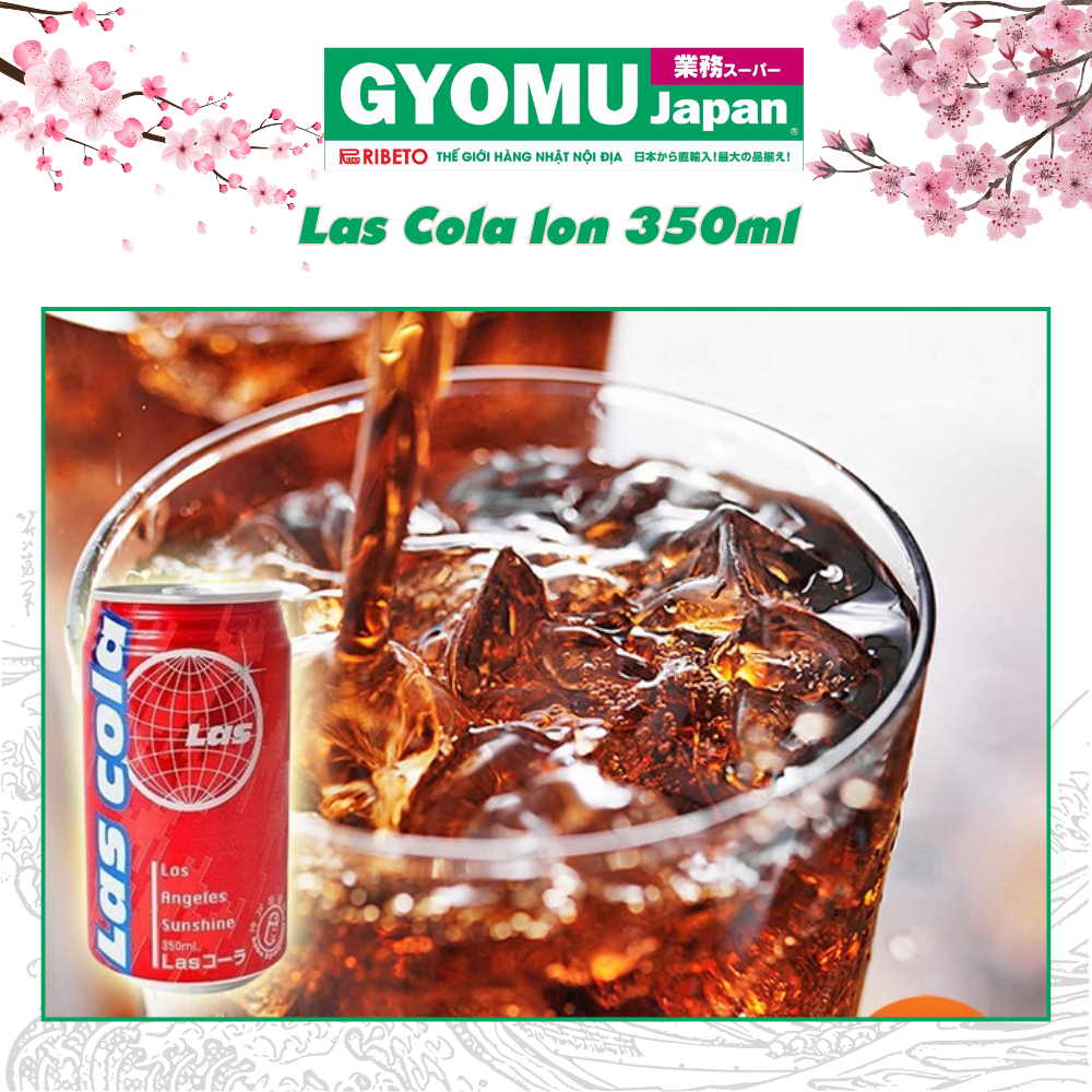 Lon Coca -Cola , Las Cola lon 350ml - Nhật Bản - Gyomu Japan | Shopee ...