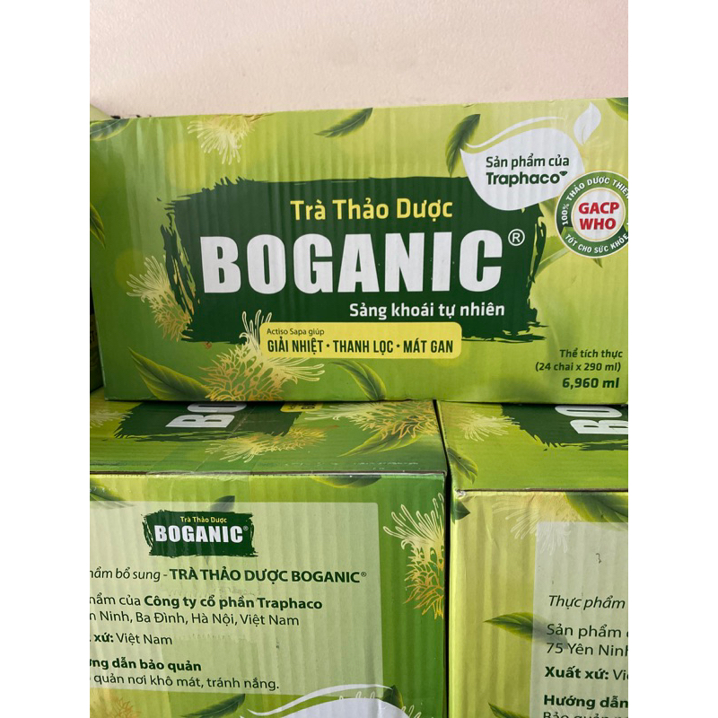 TRÀ BOGANIC THÙNG 24 chai 290ml | Shopee Việt Nam