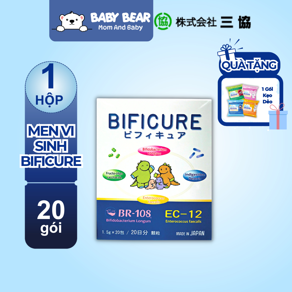 Men Vi Sinh Bificure - Bổ Sung Lợi Khuẩn, Giúp Tiêu Hoá Tốt, Ngăn Đầy ...