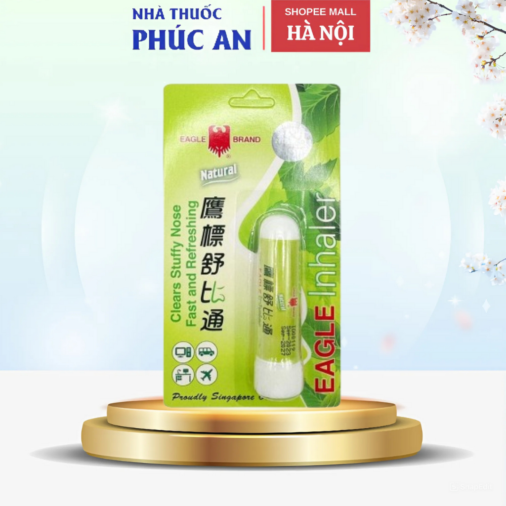 Ống hít thông mũi con Ó Eagle Inhaler giúp thông mũi, sảng khoái ...