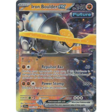 [Thẻ bài Pokemon TCG]Iron Boulder ex - 099/162 - Ultra Rare | Shopee ...