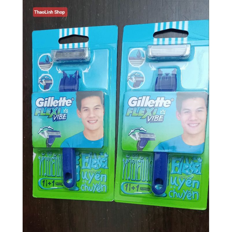 Bộ sản phẩm cạo râu 3 lưỡi Gillette Flexi Vibe | Shopee Việt Nam