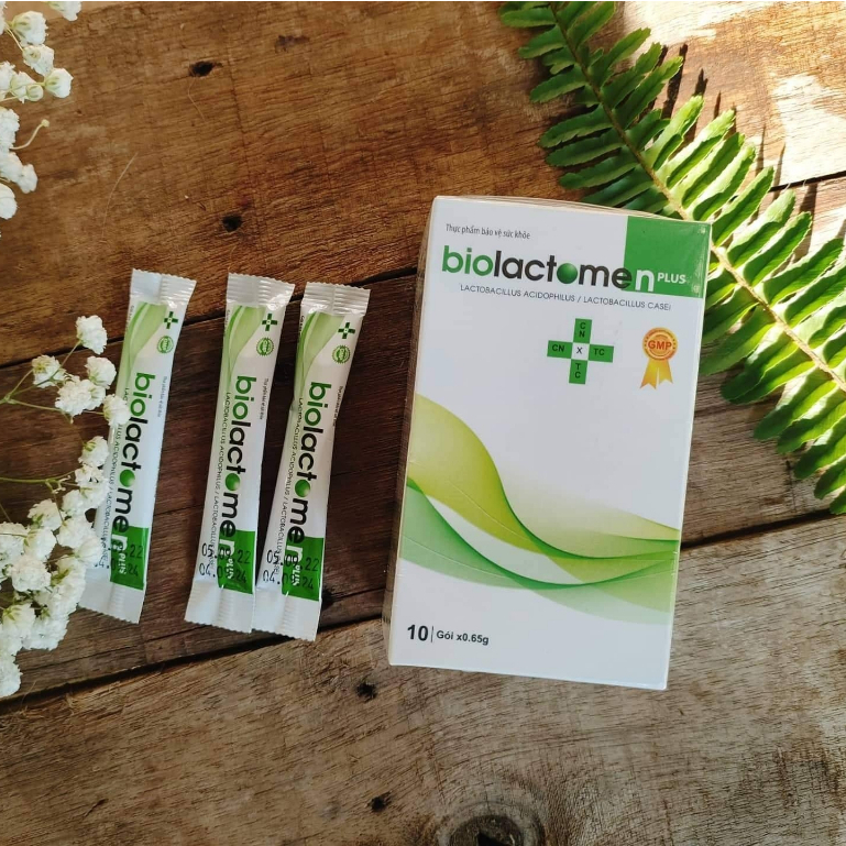 MEN VI SINH BIOLACTOMEN PLUS - Hộp 10 gói - Nghiên cứu bởi GS Đinh Duy ...