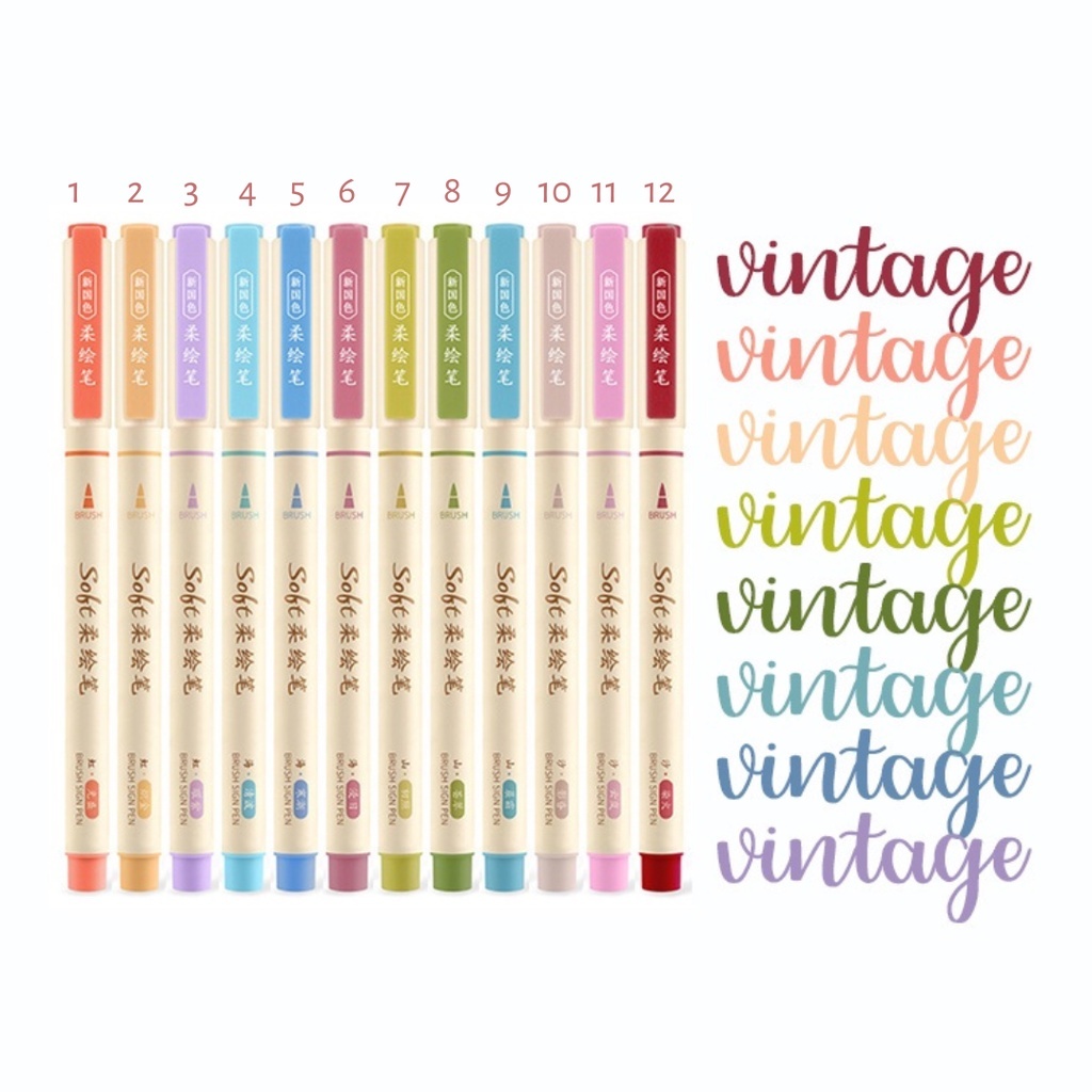 [Huta Art] Bút Soft Brush Sign Pen viết calligraphy, bút viết thư pháp ...