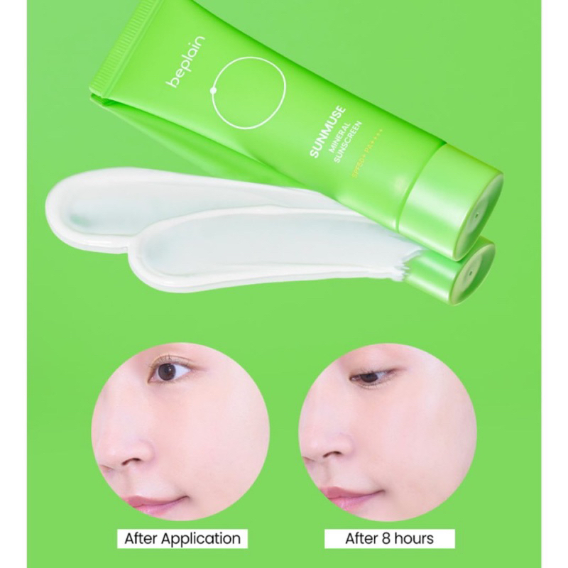 KCN Beplain xanh lá SUNMUSE MINERAL SUNSCREEN SPF 50+ PA++++ | Shopee ...