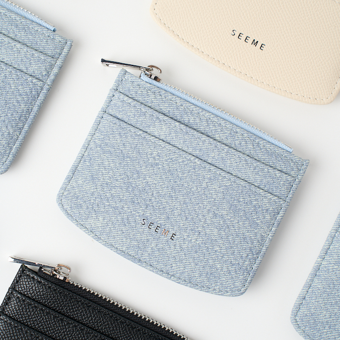 [SALE SỐC] Ví đựng thẻ có khóa kéo mini SEEME Mia Cardholder | Shopee ...