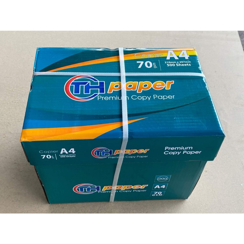 (HỎA TỐC) Thùng Giấy TH Paper A4 70gsm (5 reams) | Shopee Việt Nam