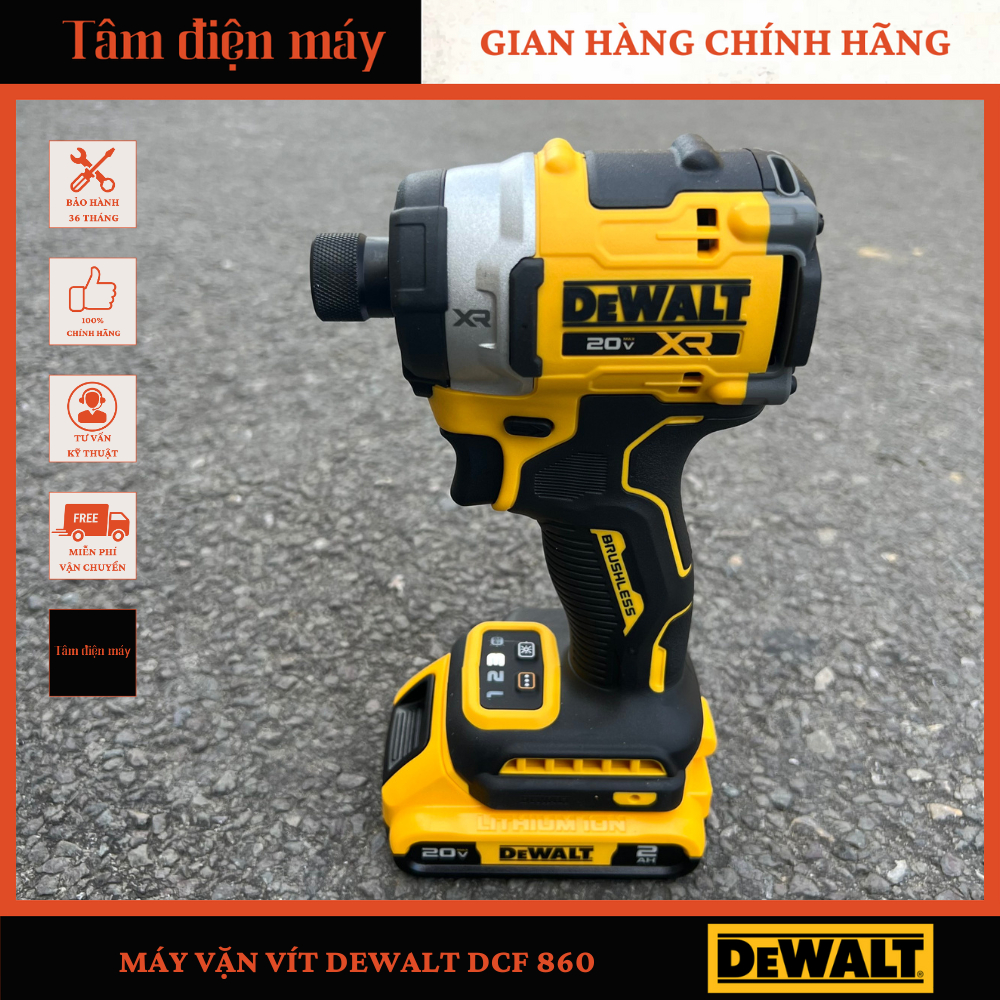 [CHÍNH HÃNG] Máy Vặn Vít Dewalt 282 N.M DCF 860 | Shopee Việt Nam