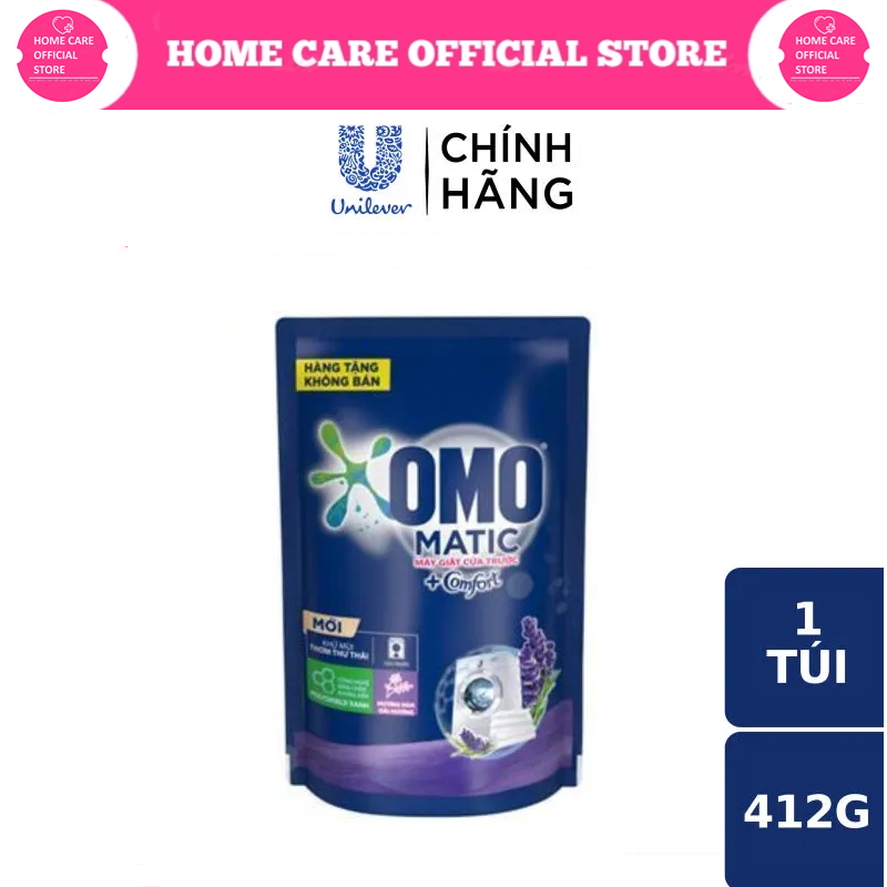 Nước Giặt OMO Matic Cửa Trước 412g | Shopee Việt Nam