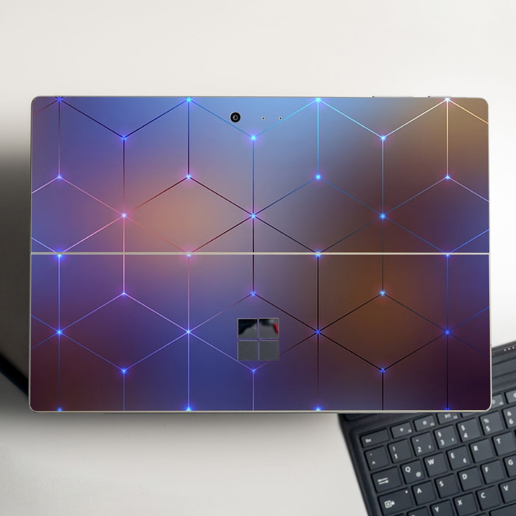 Skin dán Surface Pro các loại in hình thiết kế lục giác - Chống xước ...