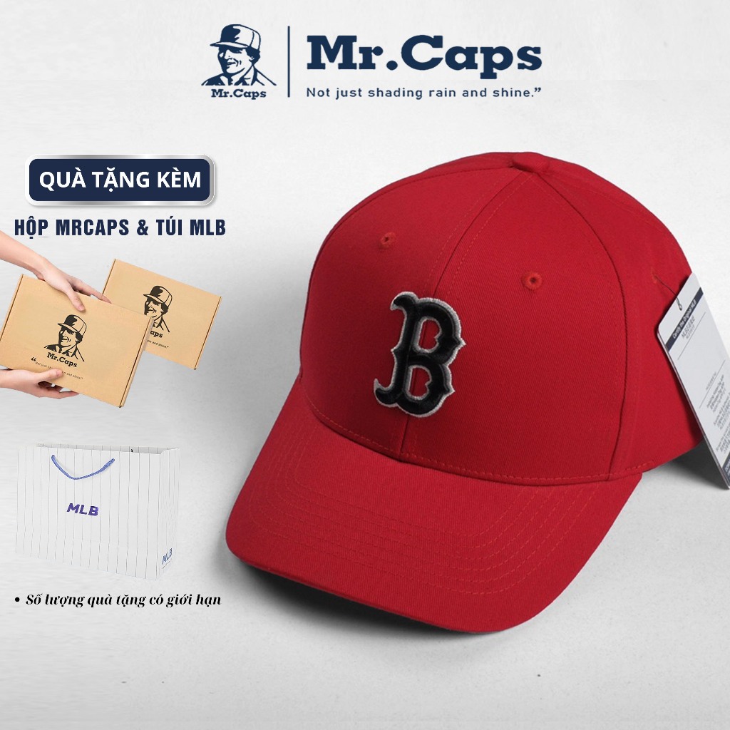 Mũ lưỡi trai MLB Boston Full Box [Hộp +Túi] - Nón mũ kết nam nữ cao cấp ...