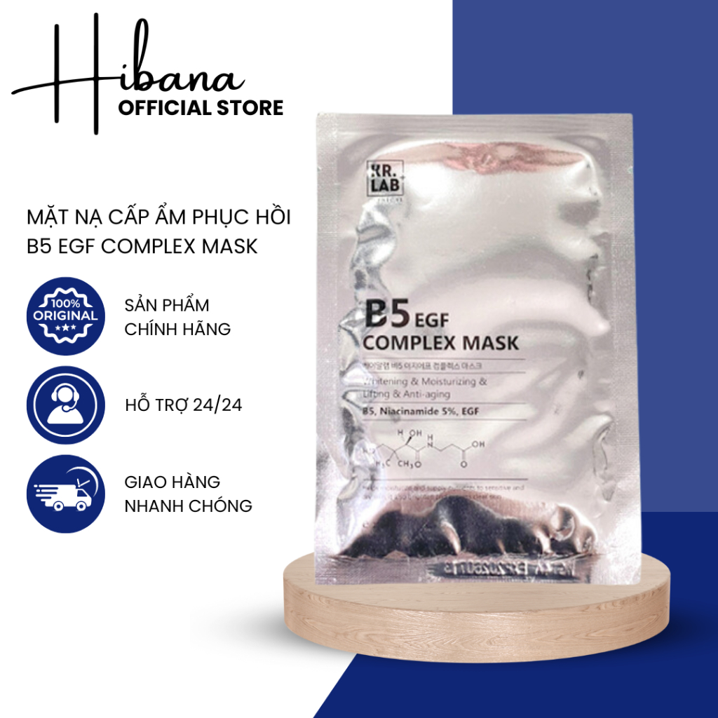 Mặt nạ phục hồi da B5 EGF Complex Mask Kr.Lab Hàn Quốc - Dưỡng ẩm trắng ...