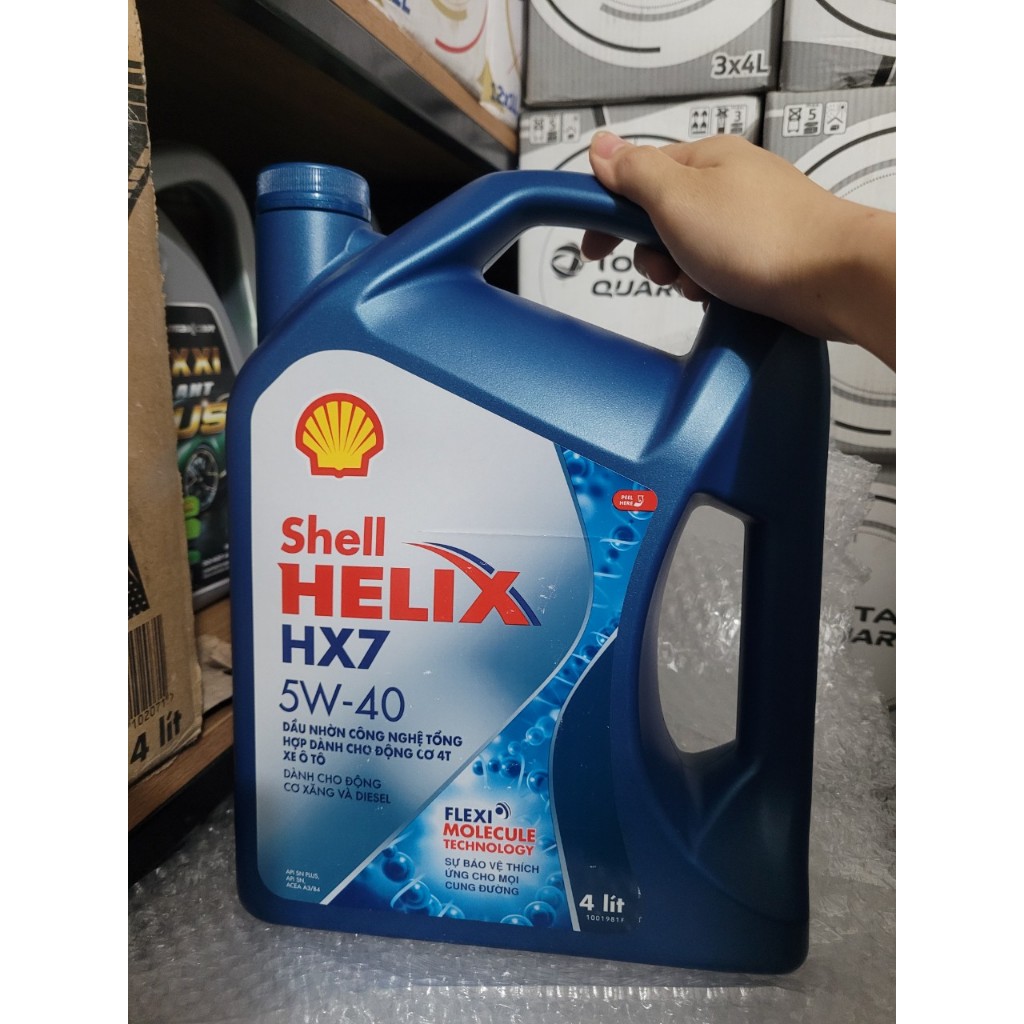 [ Hàng Chính Hãng ] Dầu Nhớt SHELL HELIX HX7 5W40 (4 Lít) - Dành cho ...