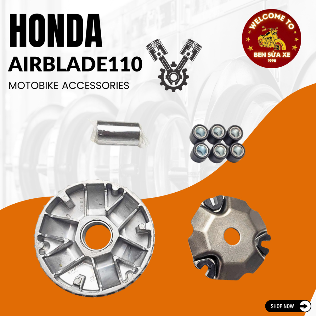 Bộ nồi(côn)trước AB110, SCR Lead110, Click110 | Shopee Việt Nam