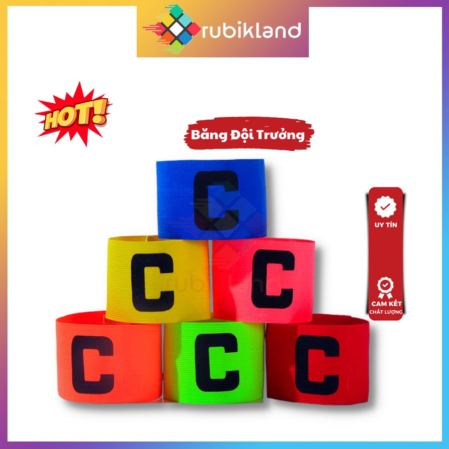 [1 Cái] Băng Đội Trưởng Đá Bóng Đá Banh Cao Cấp Captain C Độ Co Giãn ...