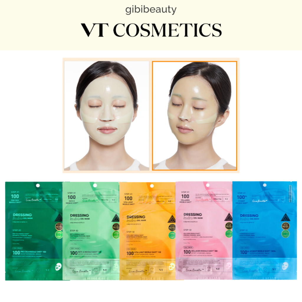 [2 STEP] Mặt nạ gel VT COSMETICS 2 Step Dressing Hydro Gel Mask 33g ...