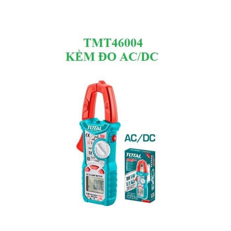 Kẹp ampe TMT46004 đồng hồ đo DC/AC chính hãng Total | Shopee Việt Nam