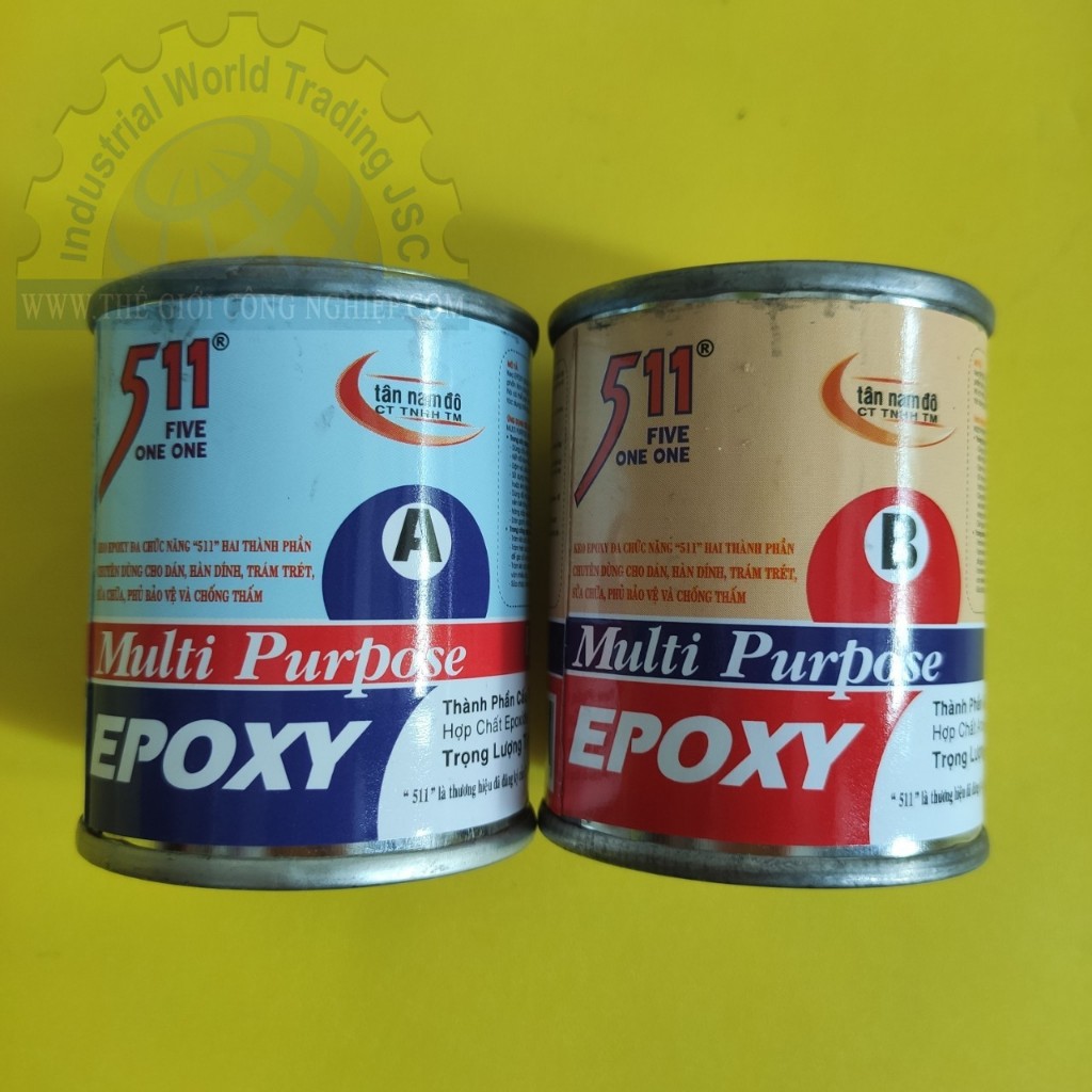 Keo AB EPOXY 511 (Bộ gồm 2 lon A và B với dung tích 675g) | Shopee Việt Nam