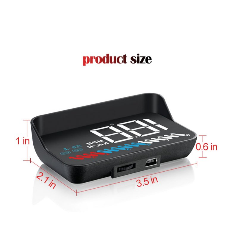 BỘ HUD M7 MÀN HÌNH HIỂN THỊ TỐC ĐỘ LÊN KÍNH LÁI | Shopee Việt Nam