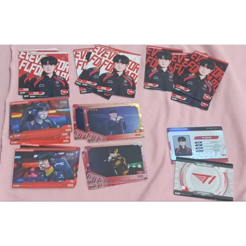 Zeus thẻ ảnh photocard buffun lck t1 hàng chính hãng NC sr SSR official ...