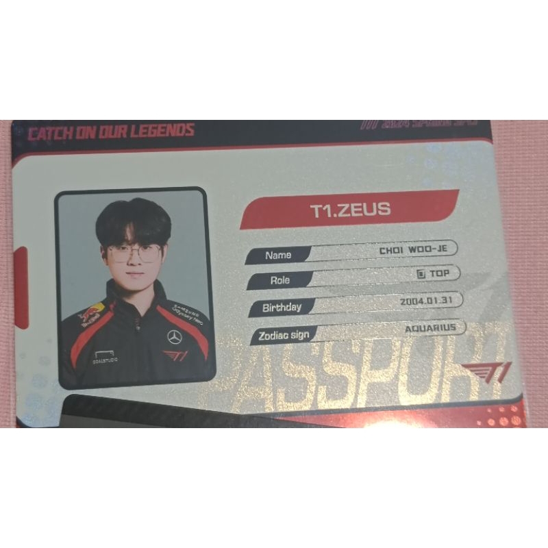 Zeus id thẻ ảnh photocard buffun lck t1 hàng chính hãng NC sr SSR official | Shopee Việt Nam