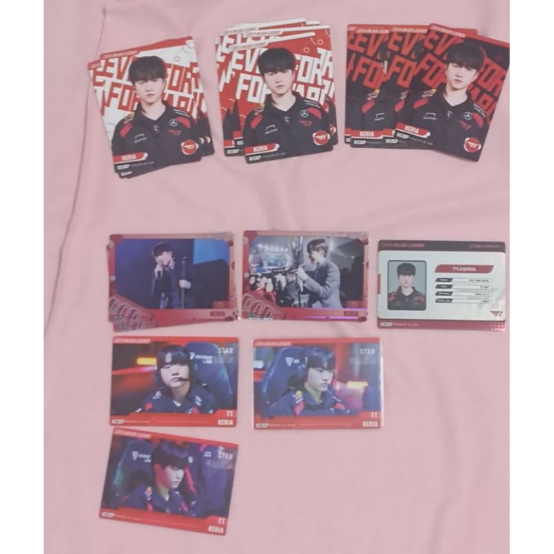 keria bộ sưu tập card thẻ ảnh photocard buffun lck t1 hàng chính hãng NC sr SSR official ...