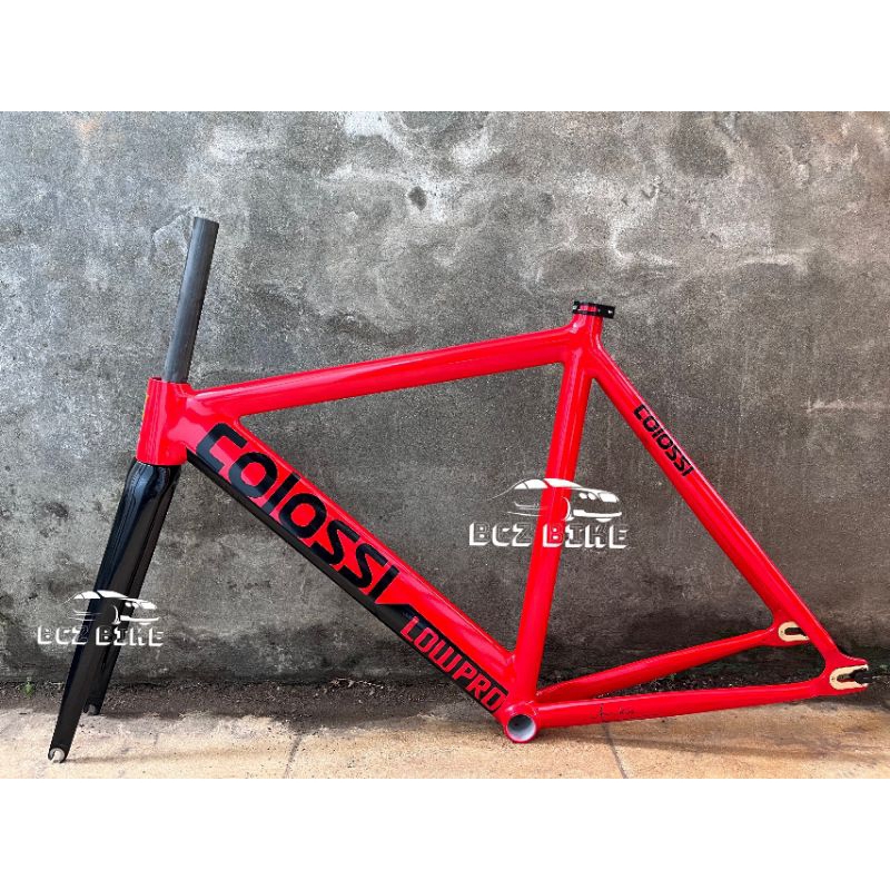 Khung Colossi xe fixed gear ( càng carbon ) + tặng chén cổ | Shopee ...