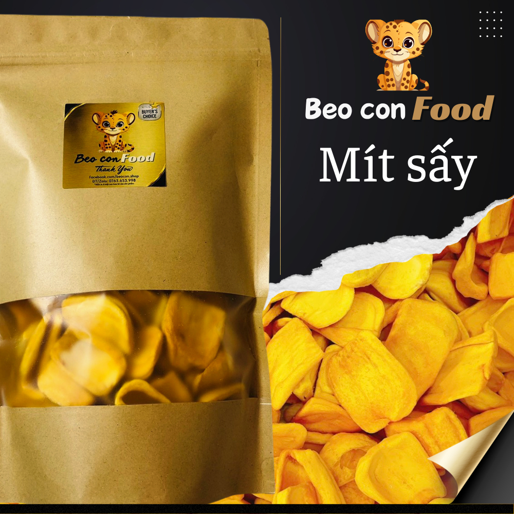 Mít sấy nguyên cánh, thơm ngon tự nhiên, không đường, giàu dinh dưỡng ...