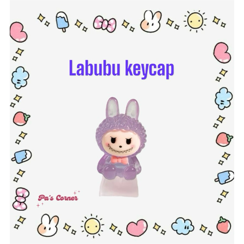 Labubu keycap dạ quang, phát sáng trong tối, xuyên led | nút gắn bàn ...