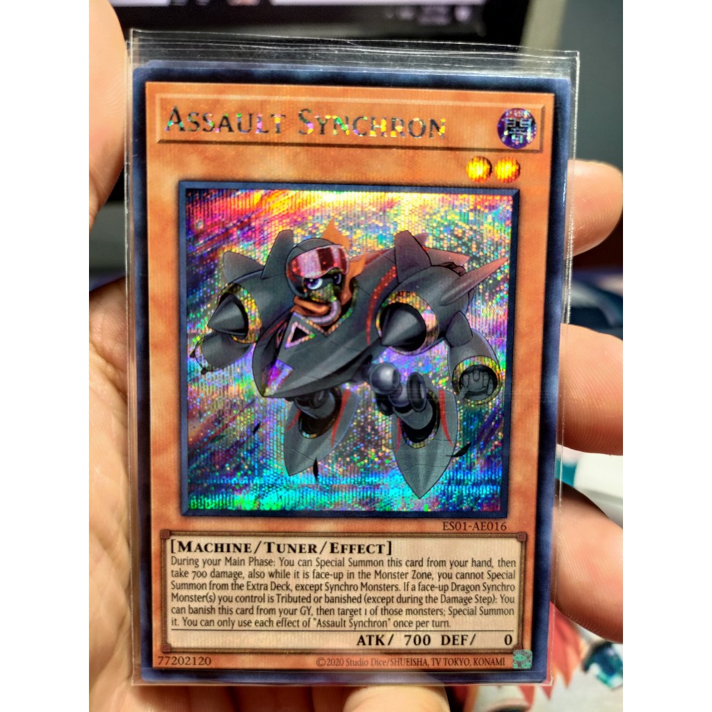 [KW2 Yugioh] [EN-AE] Thẻ bài ES01-AE016 Assault Synchron - Super rare ...