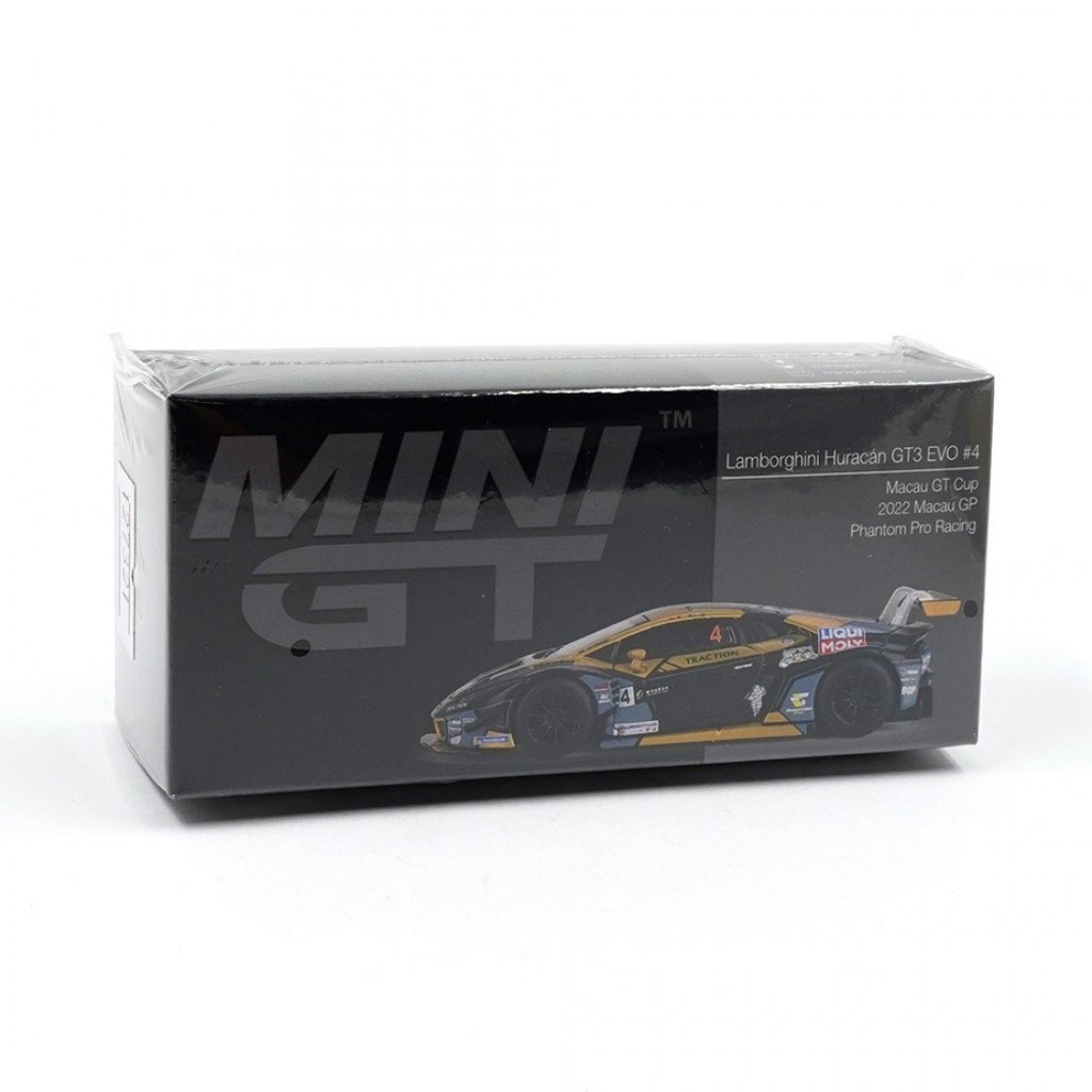 Hanoitoys MINI GT(645) 1:64 Lamborghini Huracán GT3 EVO #4 2022 Macau ...