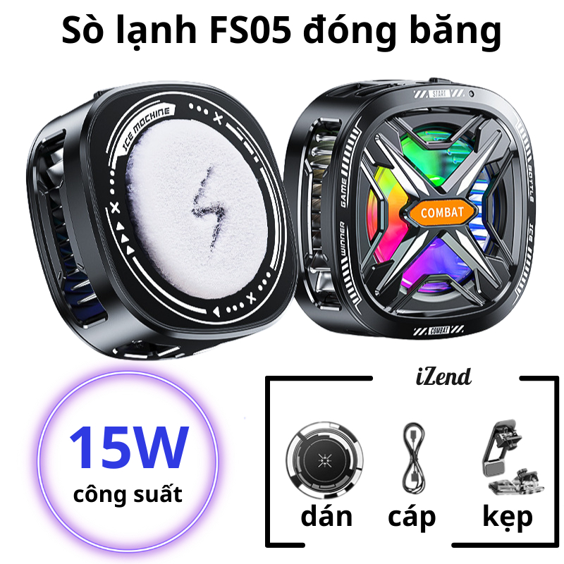 Sò lạnh hít từ tính Gouile FS05 / FS05 PRO vừa hít + vừa kẹp + tháo nắp ...