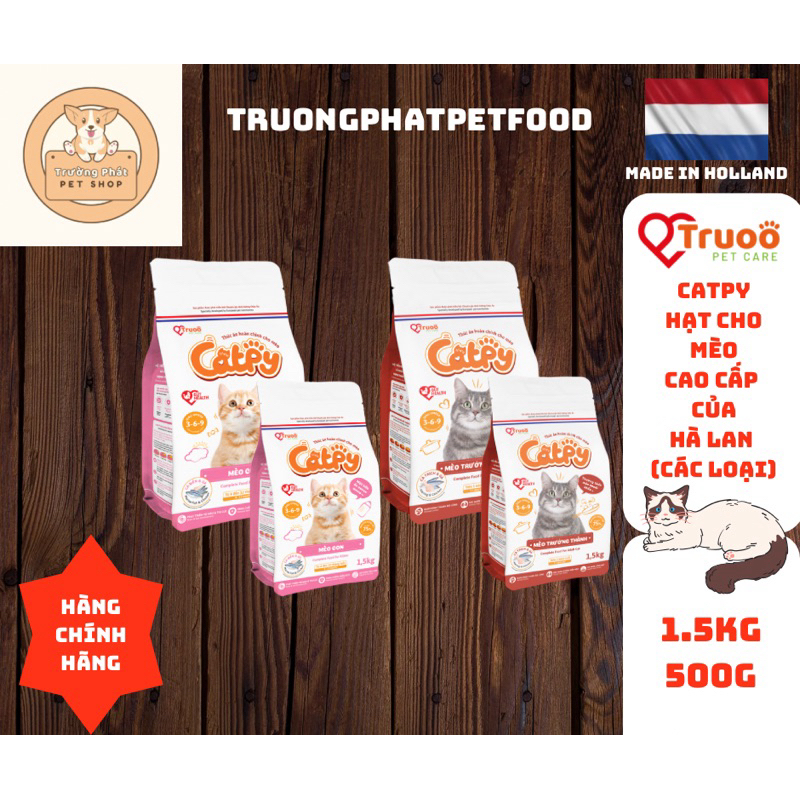 [CATPYxTruongPhatPetFood] Thức Ăn Hạt Cho Mèo Catpy Mèo Con & Mèo ...